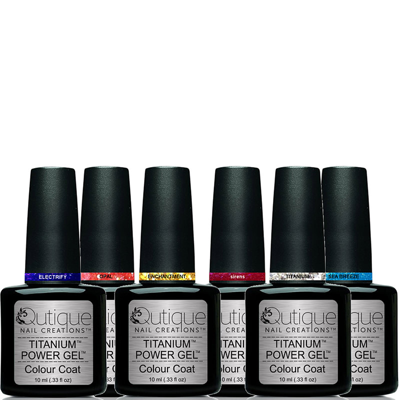 6 Colours -Gel Nail Polish Pack -HEMA Free - Qutique